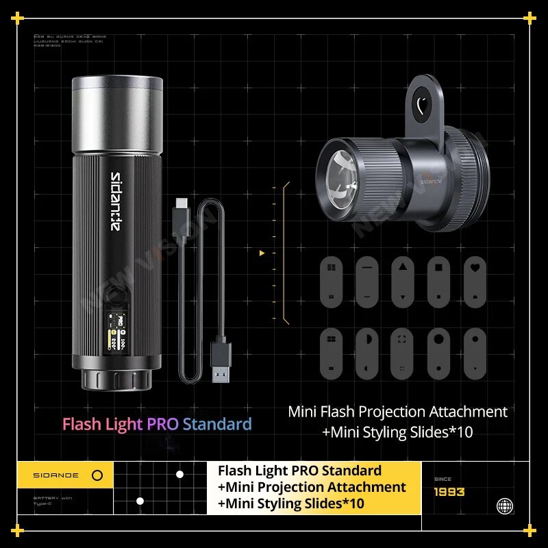 AMBITFUL SIDANDE RGB фонарик 9000 мАч