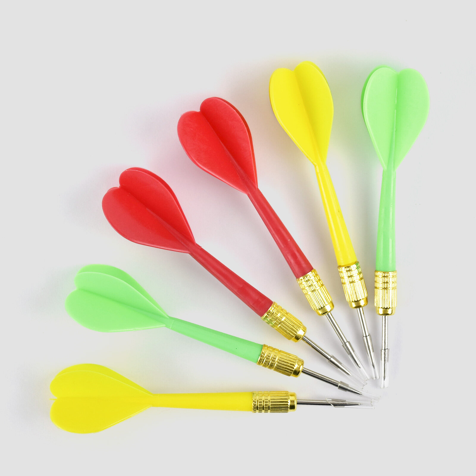 Набор дротиков пластиковых CLIFF для игры в дартс - 6 шт. (8 гр)