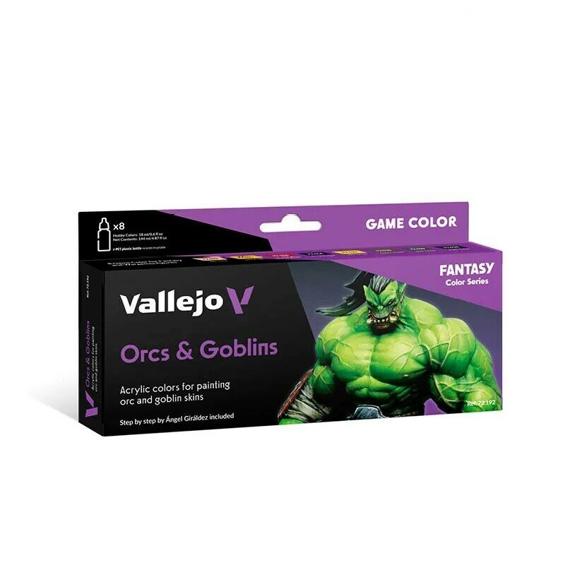 Аксессуар для Warhammer Vallejo Набор Vallejo Fantasy: Orcs & Goblins 72.192 (8)