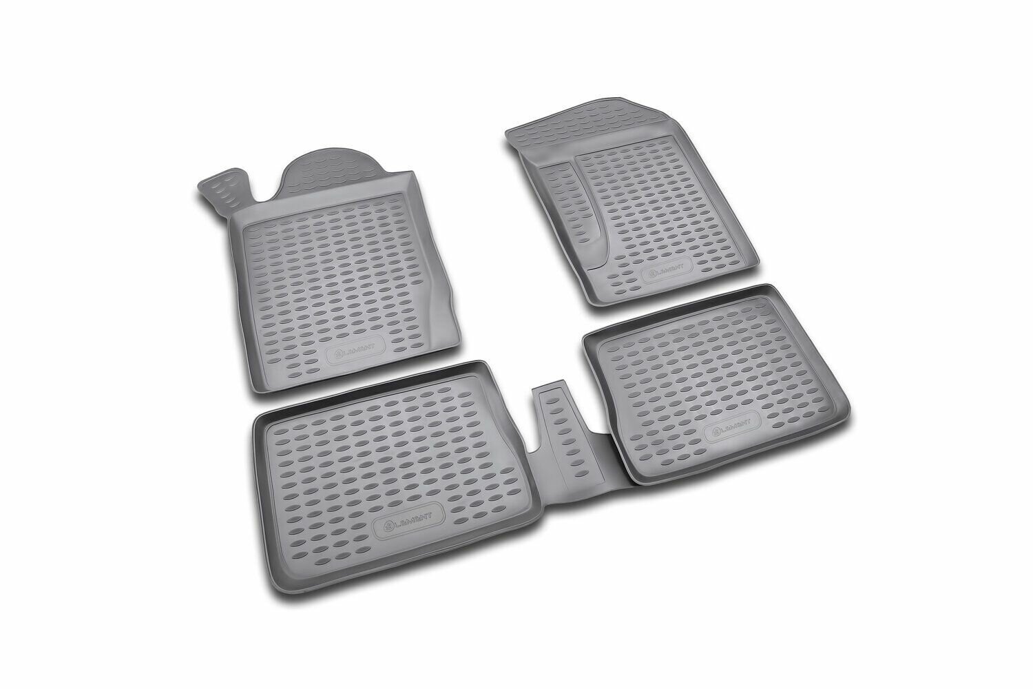 Коврики Standard, в салон RENAULT Symbol 2002- , 4 шт. (полиуретан, чёрные) Element. NLC.41.10.210