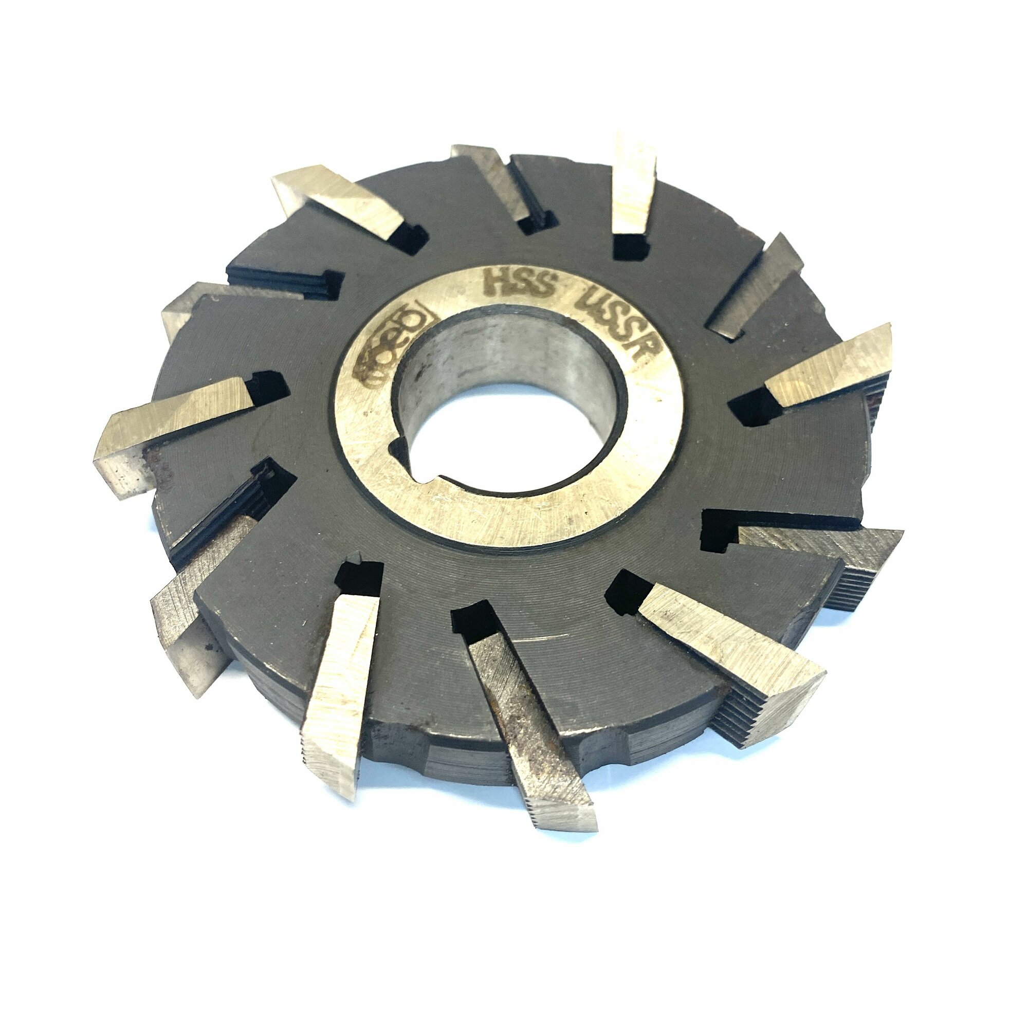 ФРЕЗА трехсторонняя 100х18х27 Z=12 со вставными рифлеными ножами Р6М5 2241-0159