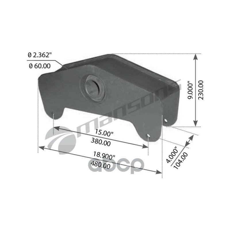 Коромысло рессоры !(м)BPW Mansons арт. 300206