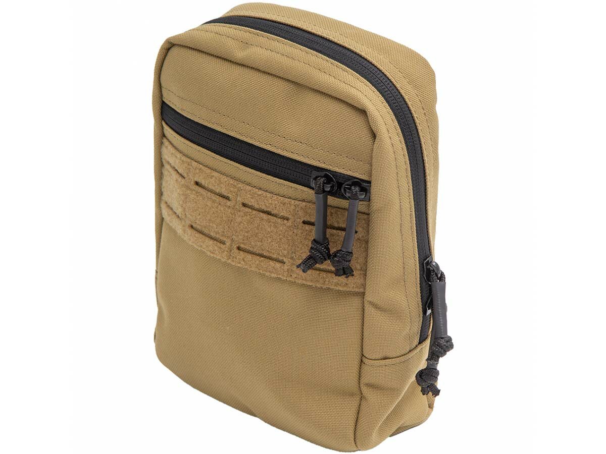 Подсумок тактический Wartech UP-130 утилитарный большой (24х17х8см), Laser Cut, молния, койот