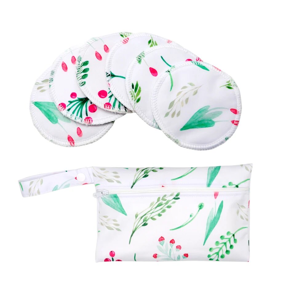 Многоразовые прокладки для груди из бамбука 6 шт. BP7-16