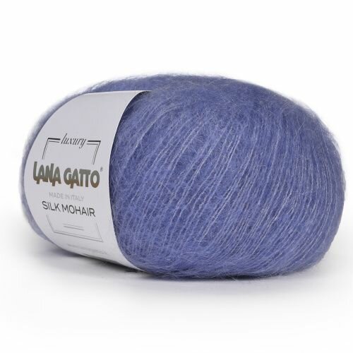 Пряжа Lana Gatto Silk Mohair 6034 (5 мотков по 25г/212м) джинс