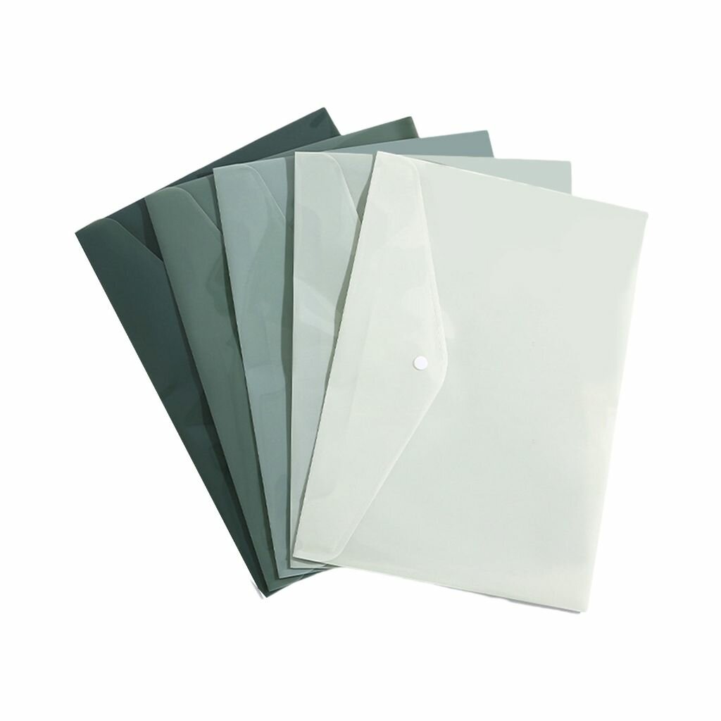 Пакеты для файлов формата Letter, Папка для документов вмещает 50 листов и застегивается на кнопку