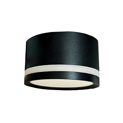 Светильник универсальный EKS ART SMART GLASS, 85х50 мм, Черный (GX53, алюминий)