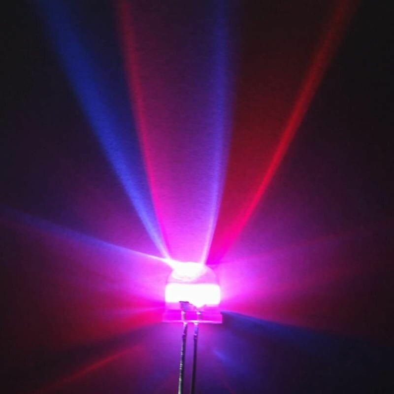 5шт. светодиодов 5мм RGB Медленная вспышка