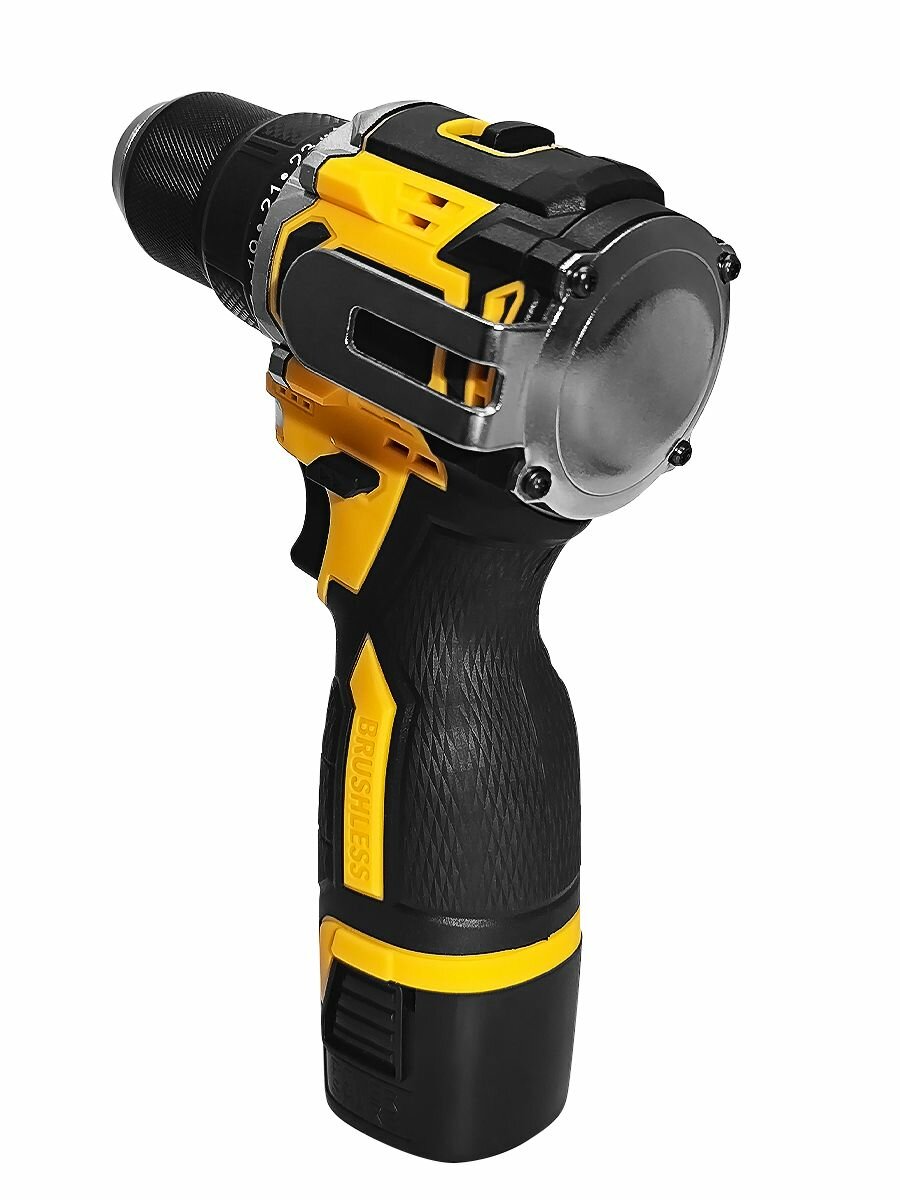 Kingtree 16 В, 50 Крутящий момент Желтая электрическая дрель, аксессуары + аккумуляторы*2