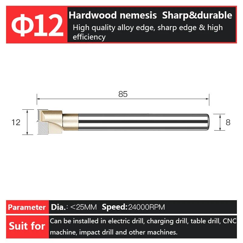 Tideway набор сверл Форстнера для дерева 3-50 мм 12mm