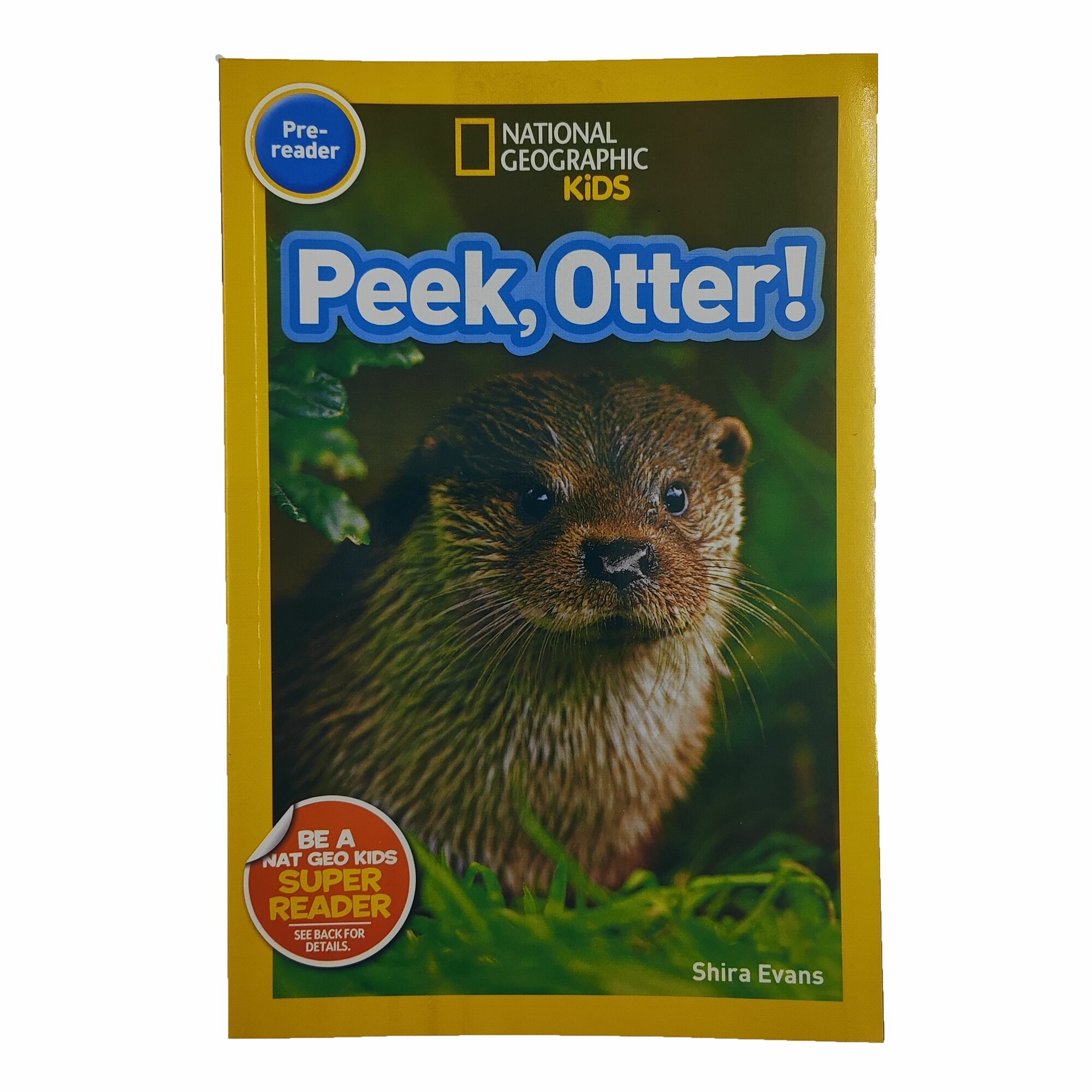 Книга на английском языке для начинающих National Geographic Kids. Pre-reader. Peek, Otter!