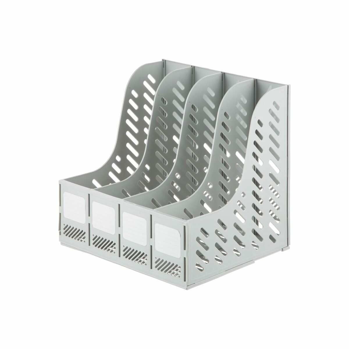 Лоток для бумаг вертикальный Attache, 370мм, серый