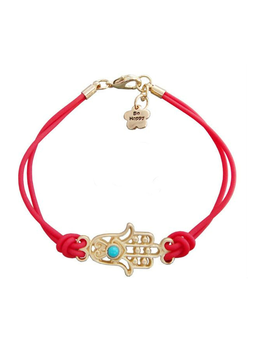 Браслет-нить, искусственный камень