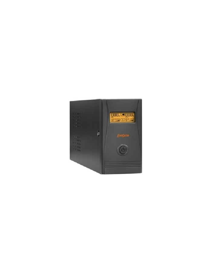 Exegate EP285476RUS ИБП ExeGate Power Smart ULB-850. LCD. AVR. C13. RJ. USB <850VA/480W, LCD, AVR, 4*IEC-C13, RJ45/11, USB, Black>