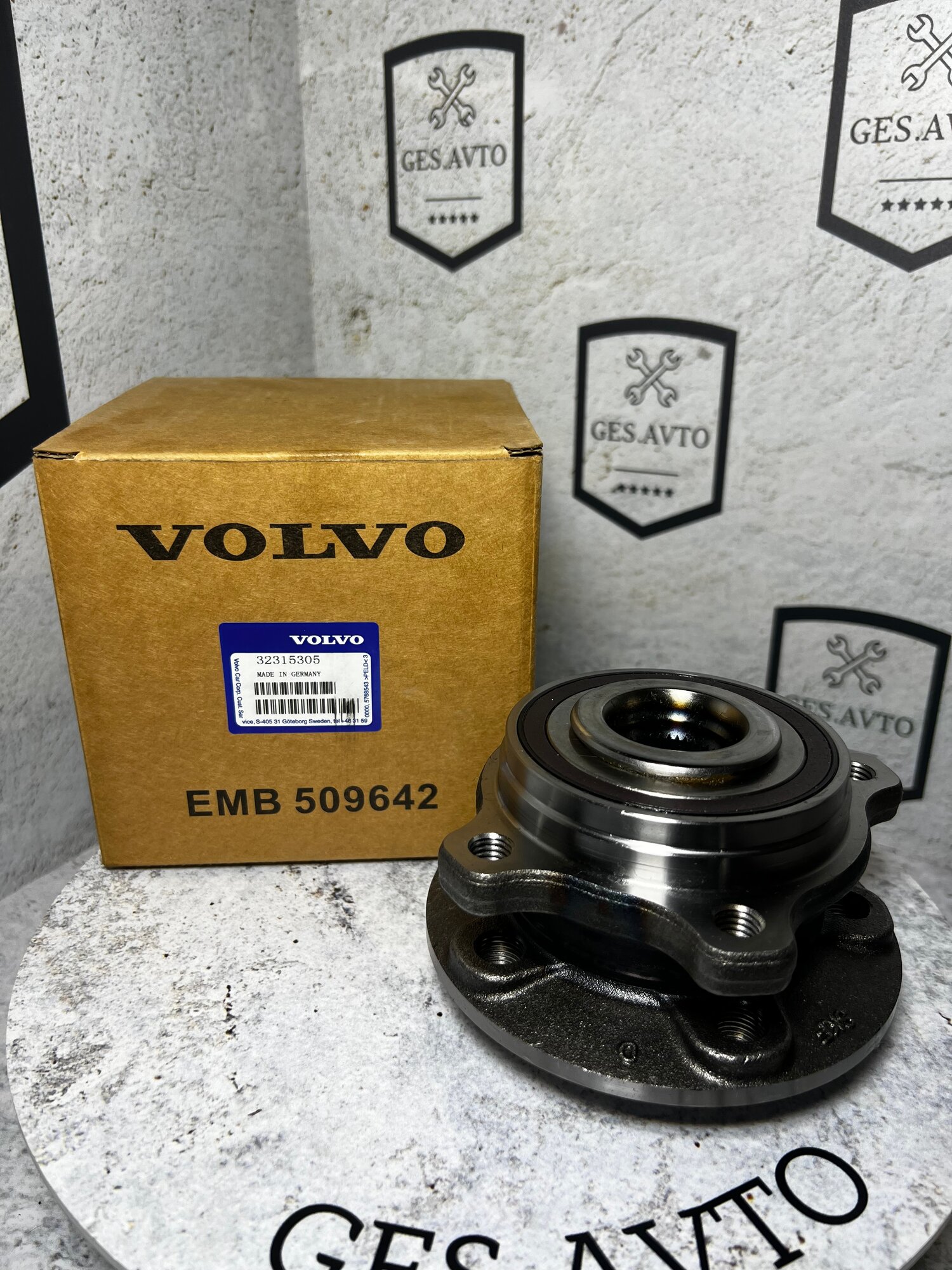 Ступица колеса Volvo 32315305, передняя, универсальная, для Volvo XC90/XC40/XC60