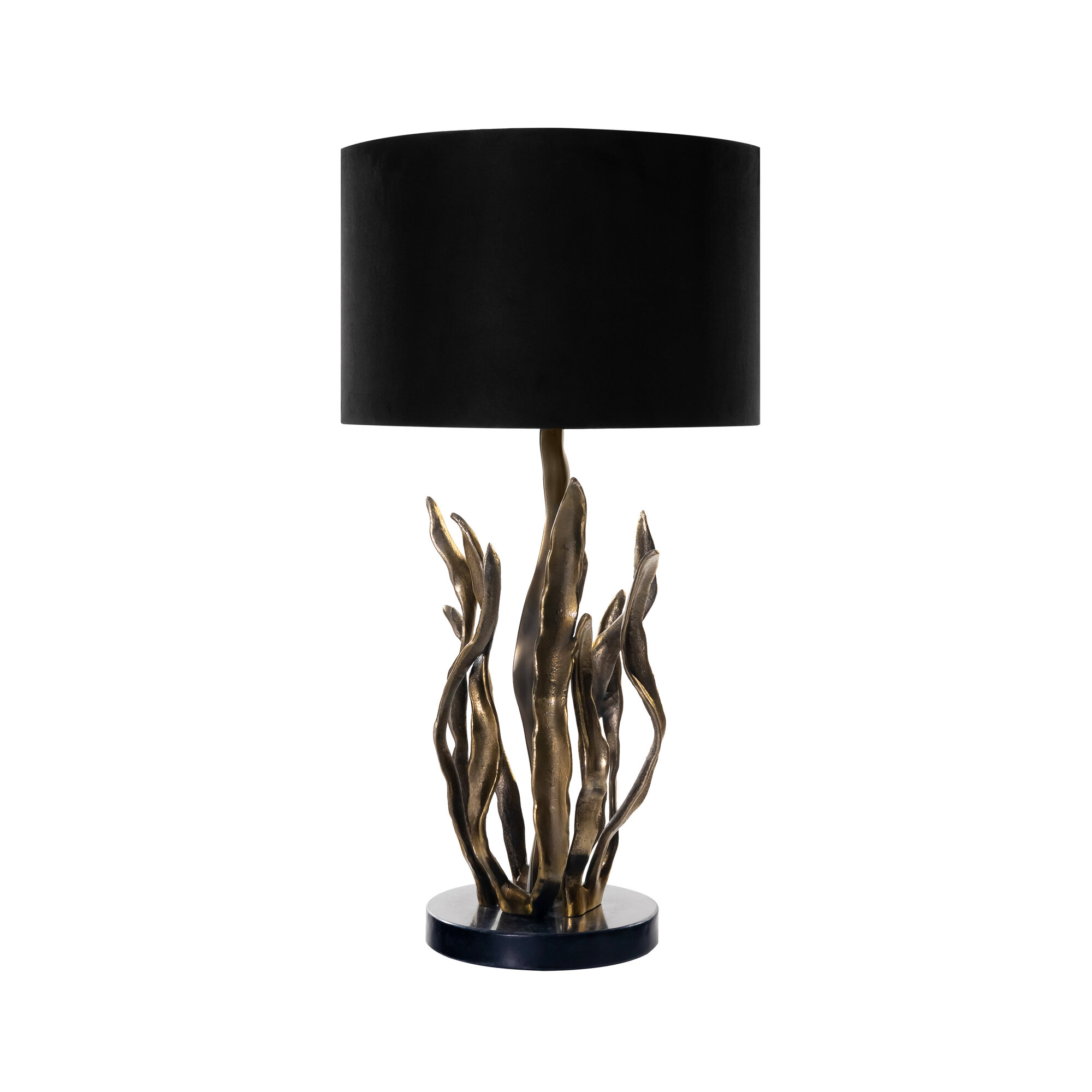 Настольная лампа Blake, Металл, Ткань, Гранит