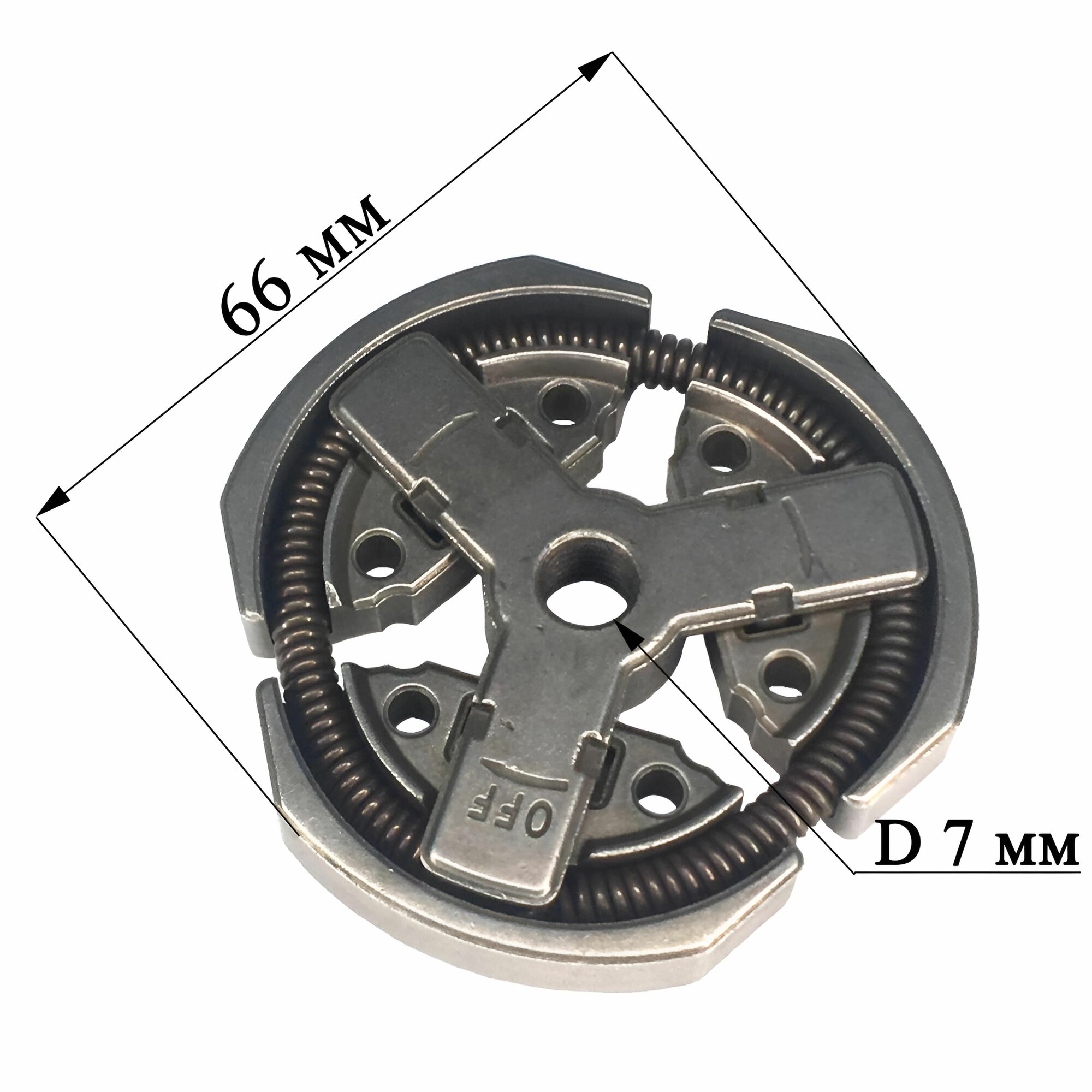 Сцепление в сборе подходит для бензопилы Partner 340S, 350S, 360S (резьба M8 левая)