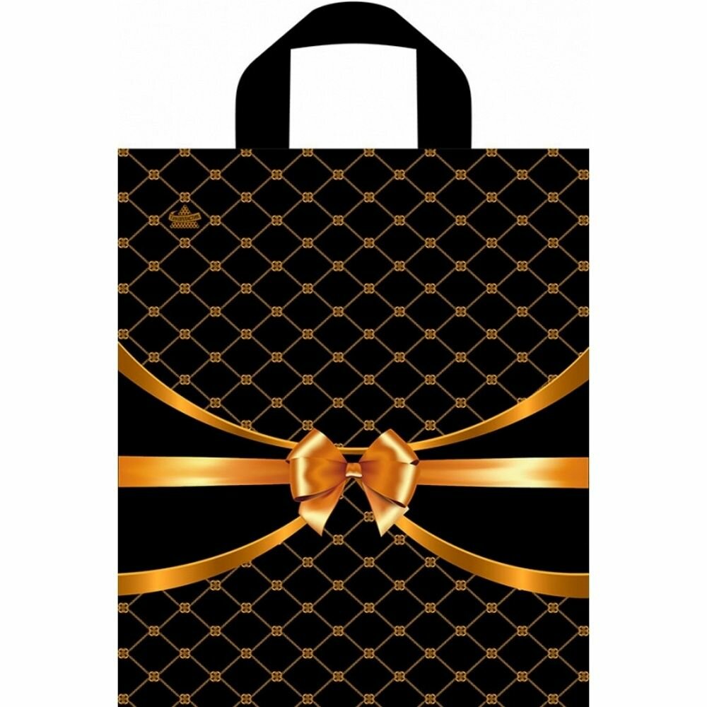 Пакет петлевой Miland Золотые сети, 35x28 см, 55 мкм, 1 шт (н00195258)