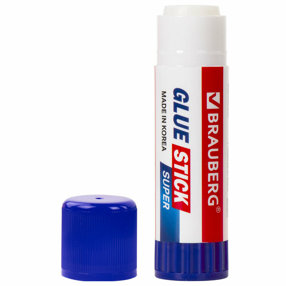 Клей-карандаш BRAUBERG SUPER, 36 г, 1 штука, 229543