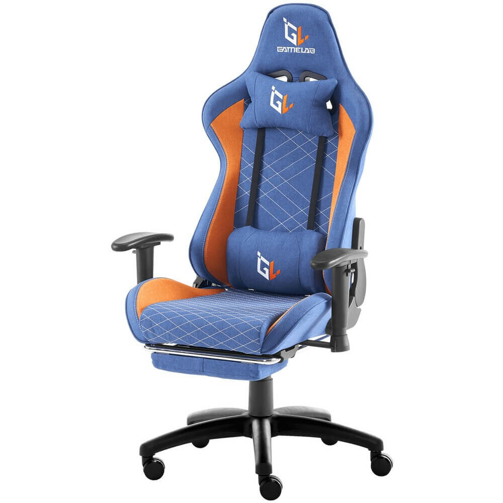 Компьютерное кресло GameLab Paladin Plus Breeze Blue-Orange (GL-753)