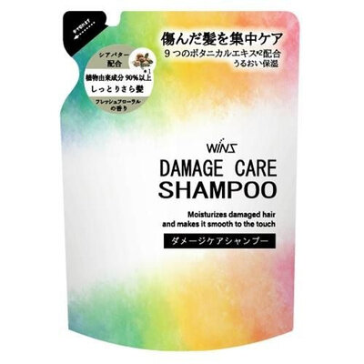 Nihon Восстанавливающий шампунь "Wins Damage Care Shampoo" с маслом Арганы 340 г, мягкая упаковка