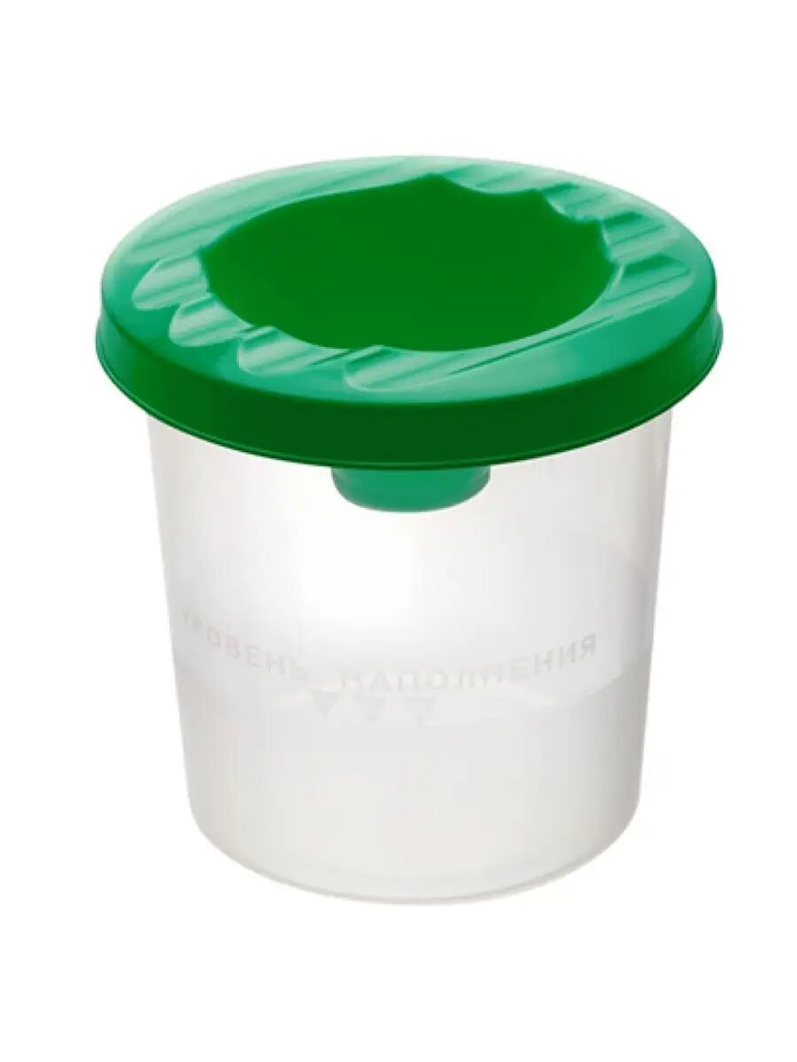 Стакан-непроливайка, зеленая