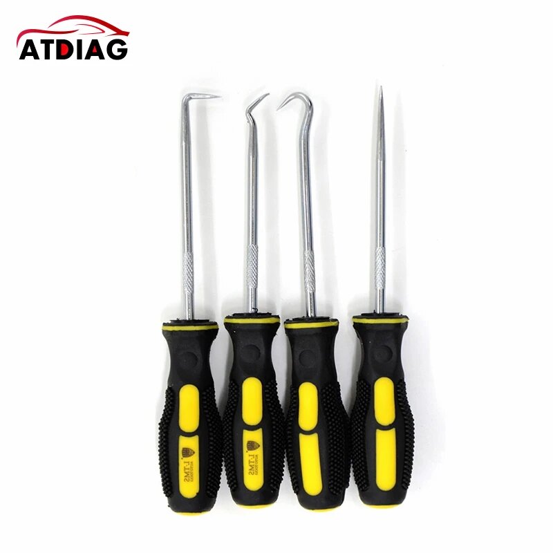 Удлиненный автомобильный крючок и набор инструментов для удаления уплотнительных колец, инструмент для хобби, высококачественное оборудование для обслуживания автомобиля # S018Y
