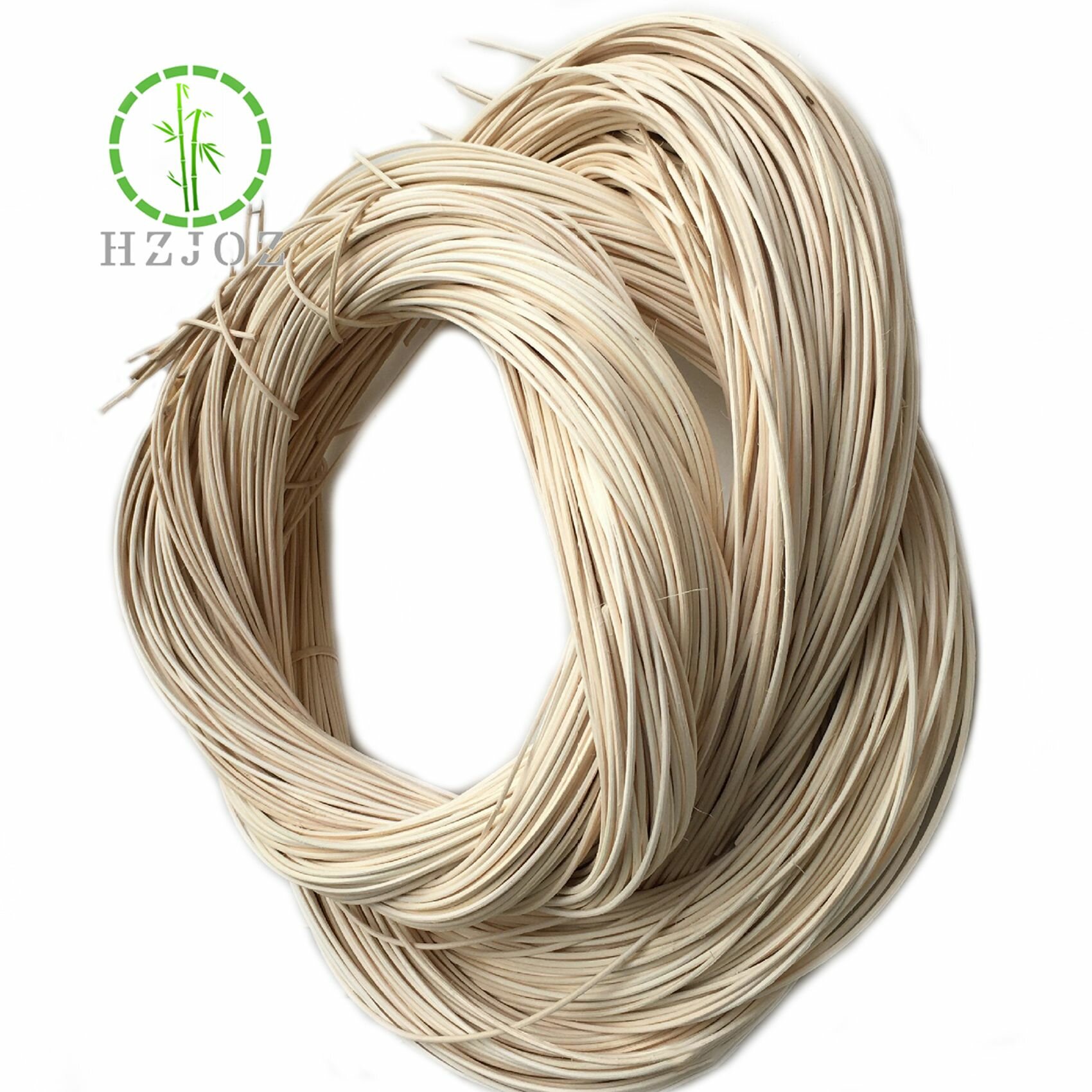 Ротанг палочки для плетения круглые 1,5 мм, 60 м, 250 г, натуральный ротанг для корзин, мебели, декора, садовых изделий, ручное творчество