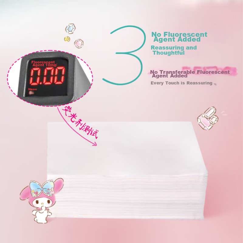 Nepia Melody Facial Tissues, 3-Ply, 100 Sheets*24 Packs, Whole Box, Soft Tissues, Original Wood Toilet Paper, Family Pack, Napkins