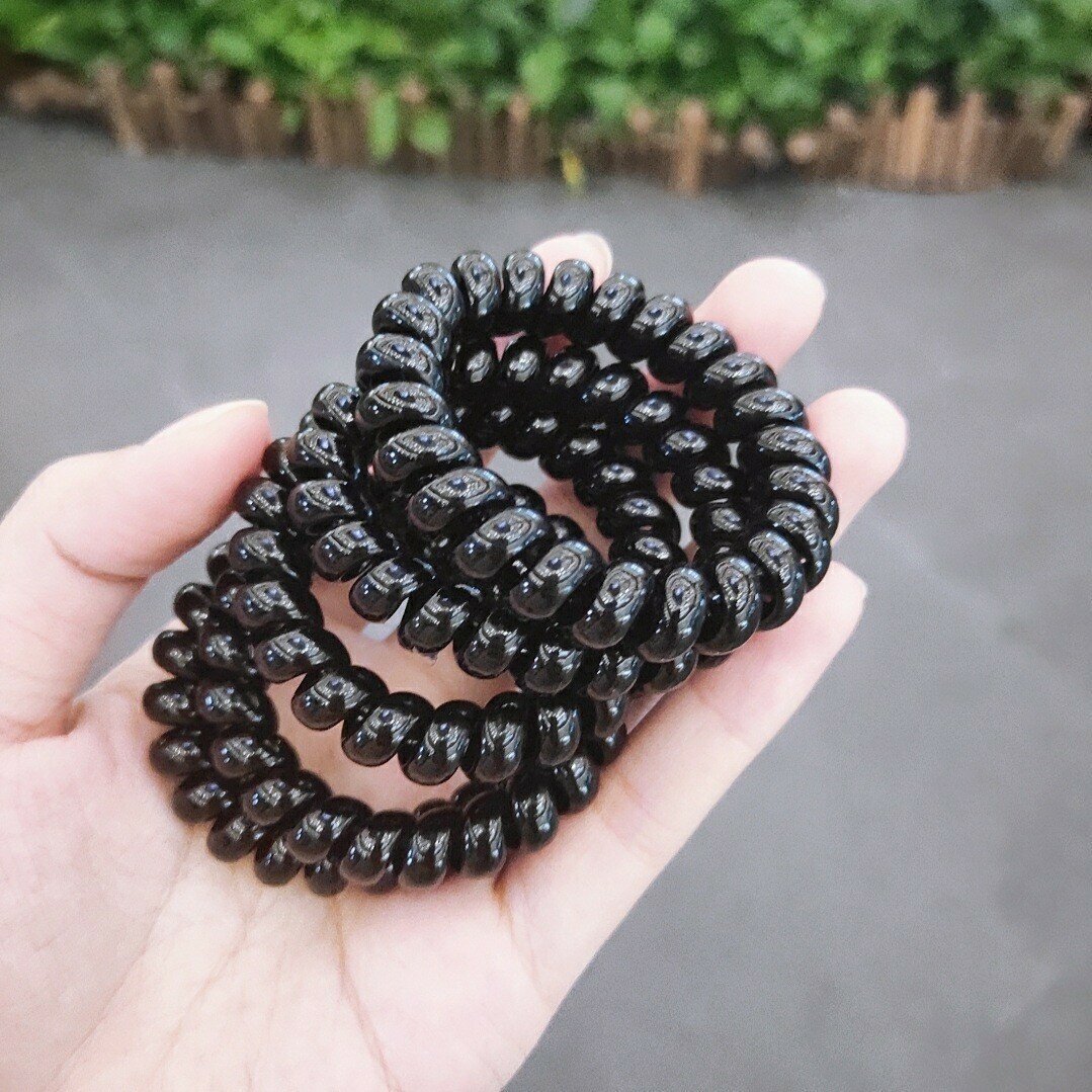 Кольцо для волос "Большой браслет для телефонной линии", 10 шт