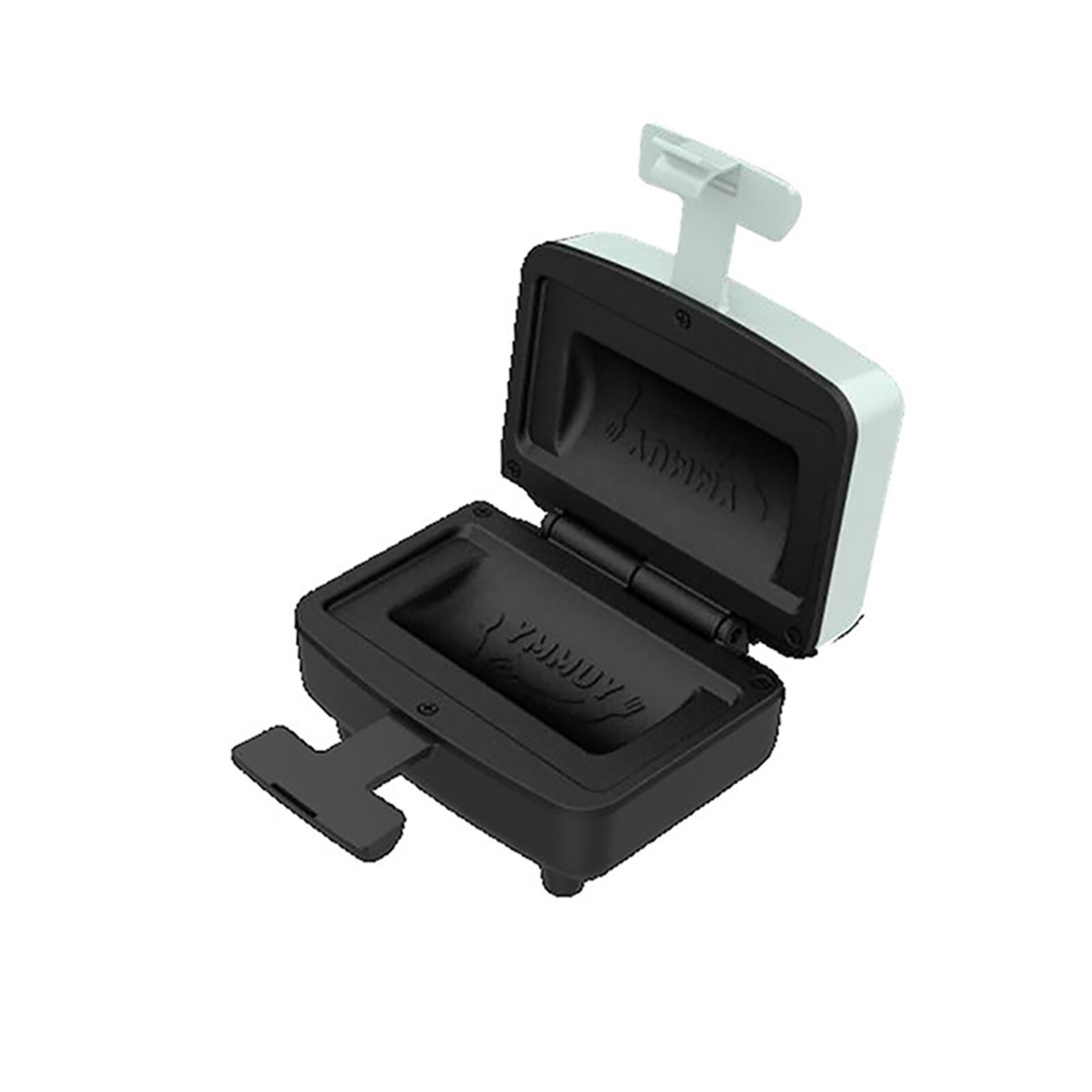 Сэндвичница для завтрака Компактная электрическая сэндвичница с антипригарным покрытием / световым индикатором / нескользящей ручкой Двусторонняя сэндвичница с подогревом для домашней кухни