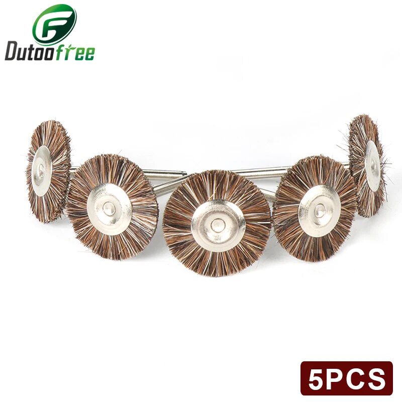 Набор щеток из конского волоса для Dremel, 5 шт.