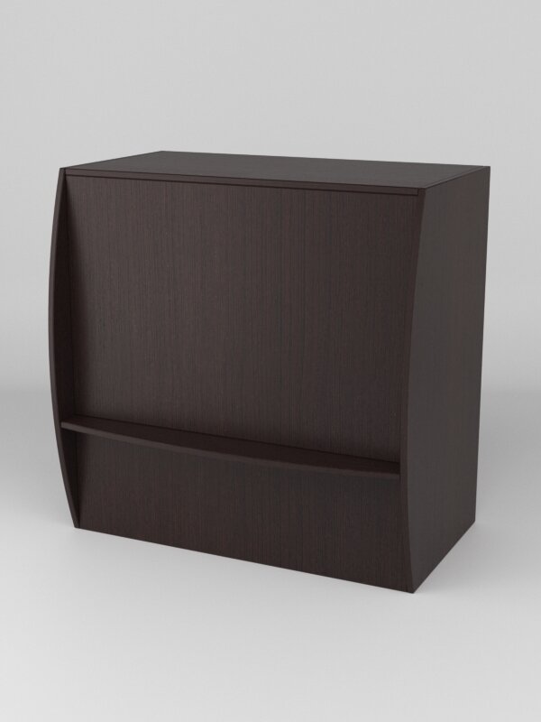 Прилавок "дюна" №1, Дуб Венге. Производитель товара - компания Westcom.