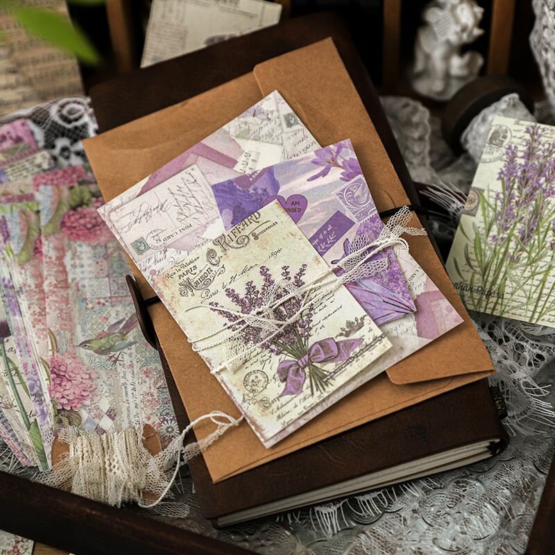 Бумага для скрапбукинга, Mr.paper, ретро-стиль, цветы и растения, 100 листов/упаковка, декоративный коллаж, творческие открытки своими руками