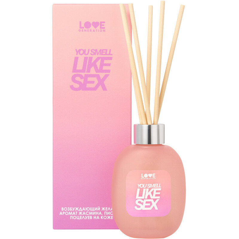 Аромадиффузор Love Generation "You Smell Like Sex", для дома, палочки