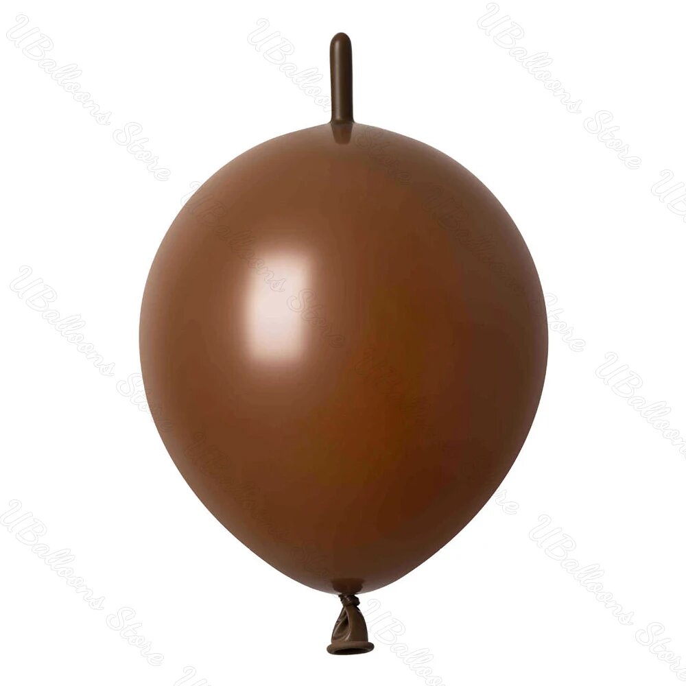 Пастельные латексные шары Globos Link 6/12 дюймов Коричневый, Boho Brown, 12INCH, 30Pcs