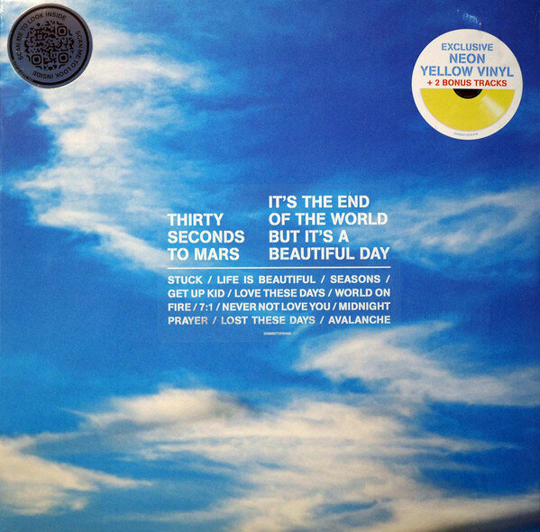 30 SECONDS TO MARS It'S The End Of The World But It'S A Beautiful Day (Виниловая пластинка)