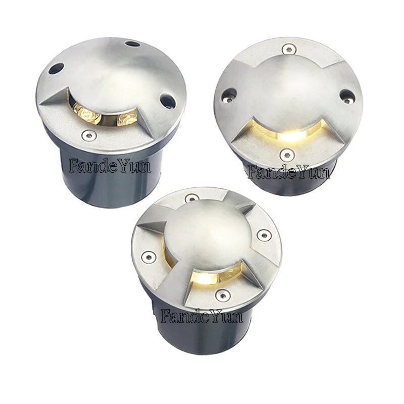 Подземный светодиодный прожектор TTaiJiGuan 3Вт/6Вт/10Вт 10W 2 Side, Warm white AC85-265V