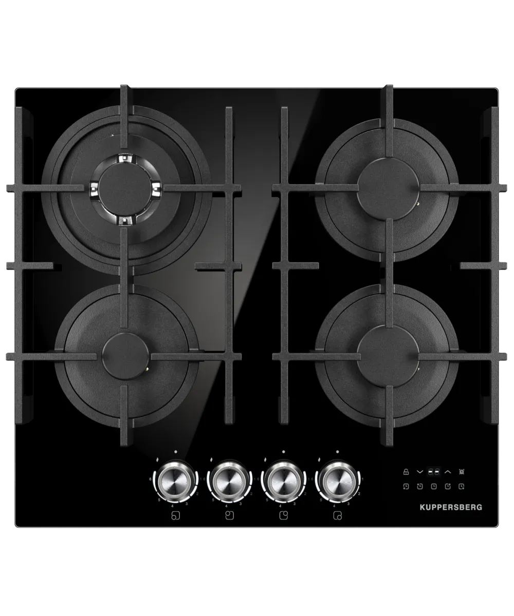 Встраиваемая газовая панель KUPPERSBERG FG 68 B, официальная гарантия