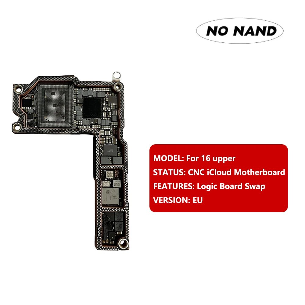 Материнская плата для iPhone 16 16 Plus 16 Pro 16 Pro Max oneten 16 upper EU lock