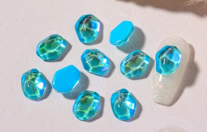 20 шт. Шармы для ногтей OAKRGB Аврора 20pcs stone