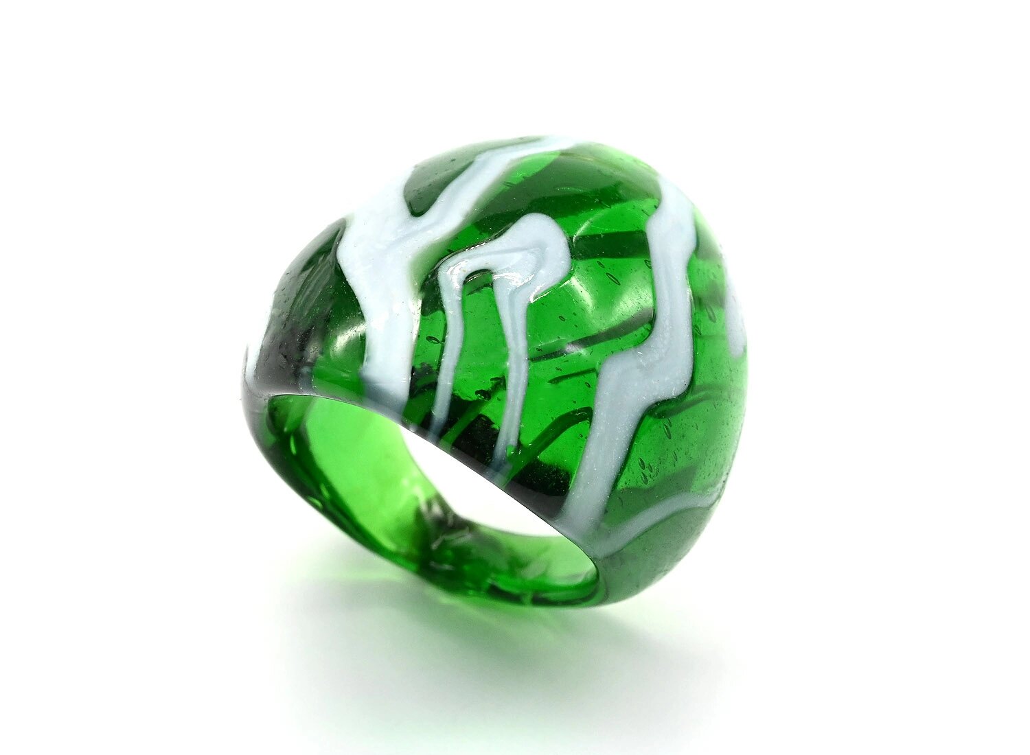 Кольцо, муранское стекло