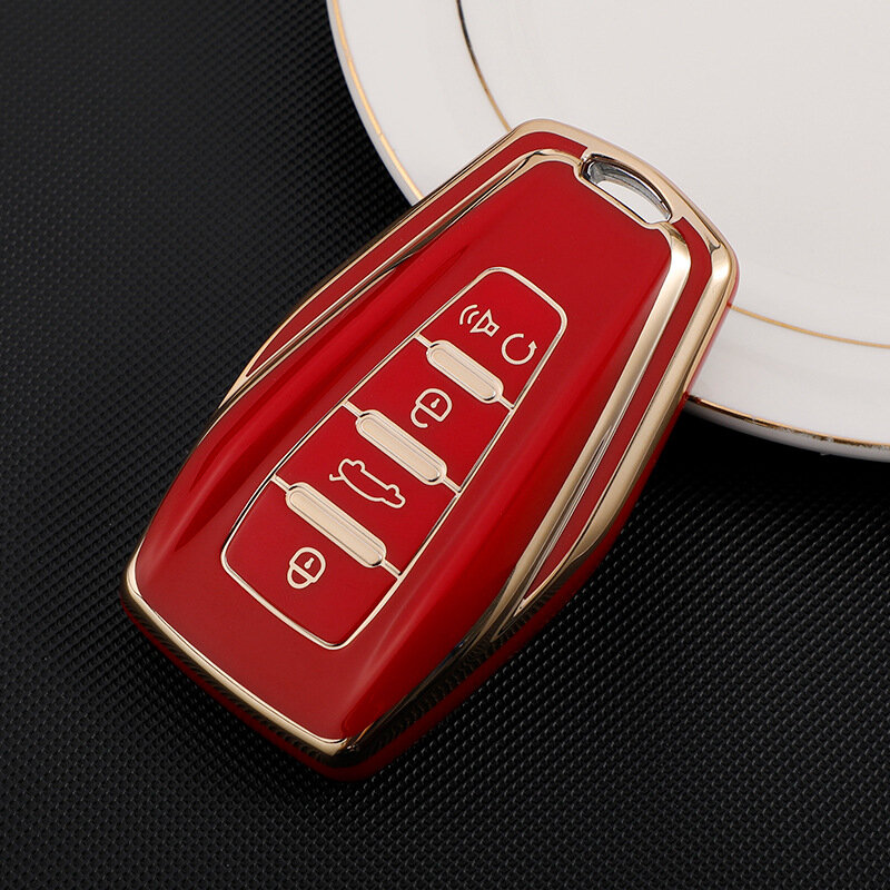 Чехол для ключей Geely, красный