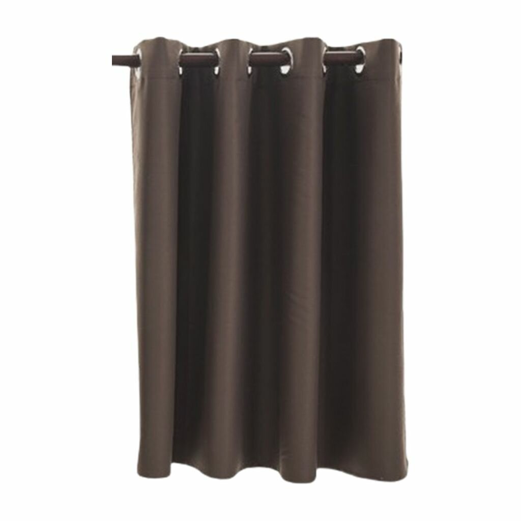 1 кусок высокоточной перфорированной однотонной плотной ткани для штор-кофейного цвета-74 x 46