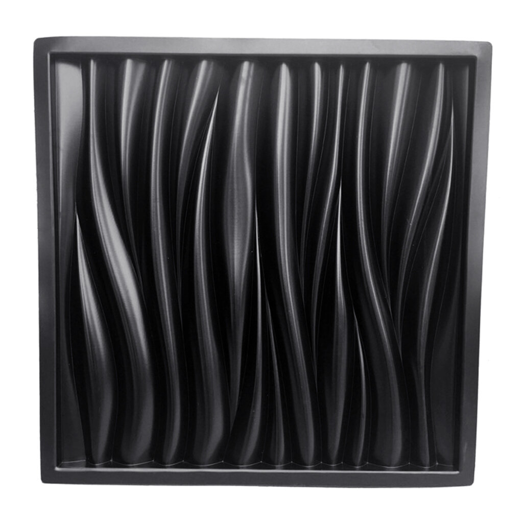 Форма для бетонных, цементных и штукатурных стен с волнообразным узором, пластиковая, для кирпичной и каменной плитки, для самостоятельного изготовления, для сада, газона, для мощения дорожек и тротуаров