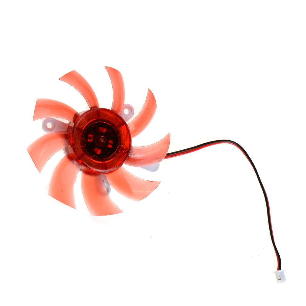 Computer Graphics Cards Cooler Вентилятор Colorful 75MM 12V 0.18A Replacements For 9800GT9600GT Graphics Cards Вентиляторs Red Color