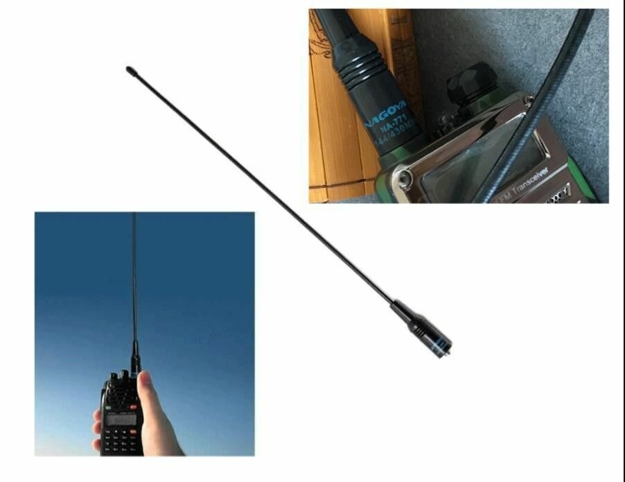 OZ-URJSH-2 шт. для Baofeng UV5R -82 антенна 144/430 МГц Двойная NA771 для SMA Female 10 Вт