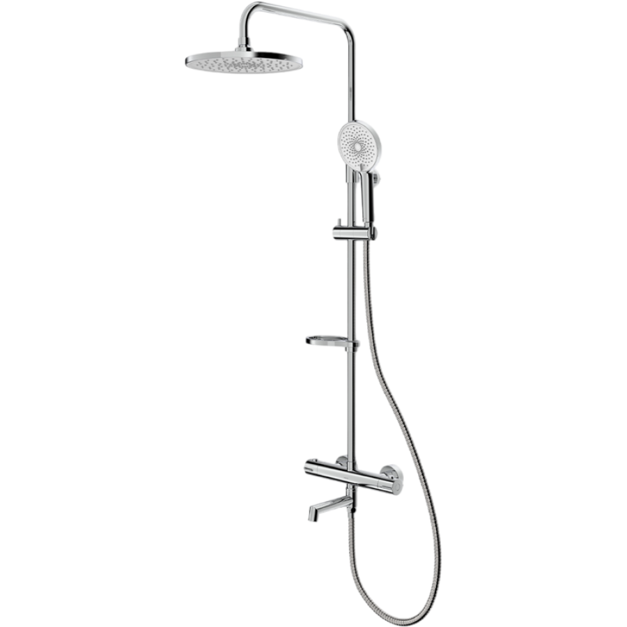 Душевая стойка Milardo Ideal Spa ILSSBTHM06 хром глянцевый