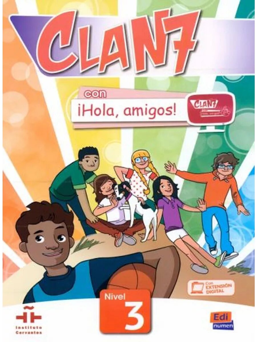 Gago, Garrido, Valero: Clan 7 con ¡Hola, amigos! 3. Libro de