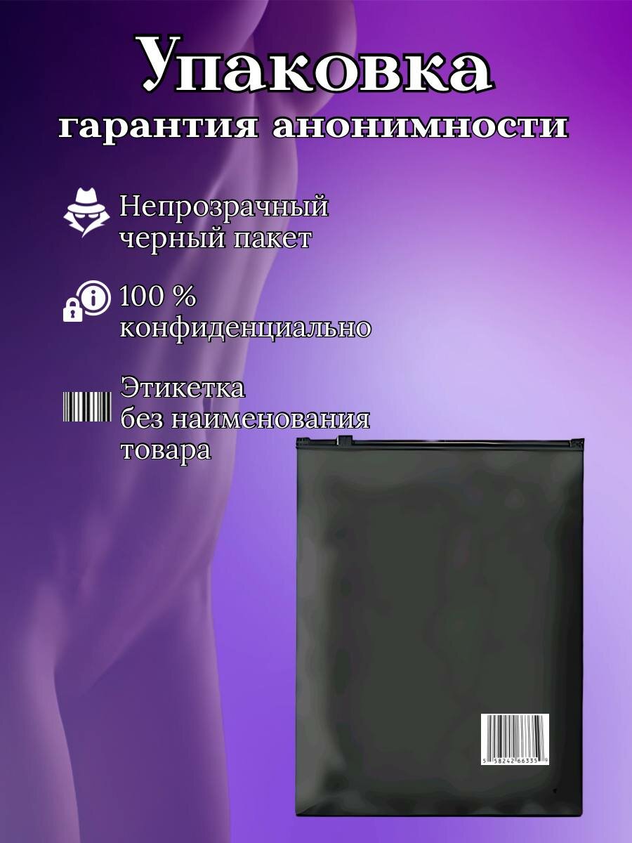 Фаллоимитатор стеклянный, анальные бусы, прозрачный дилдо 17 см